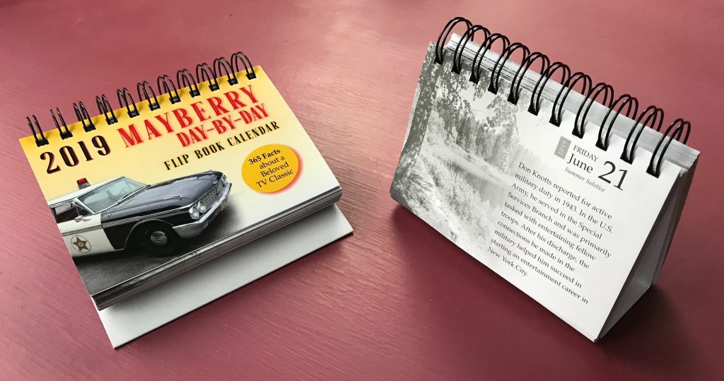 2019 Mayberry Day-by-Day Calendars Ready to Ship – Liberty Grove Press LLC